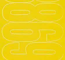 4″ Yellow Gothic Vinyl Numbers Set | Graphic Products Corporation
