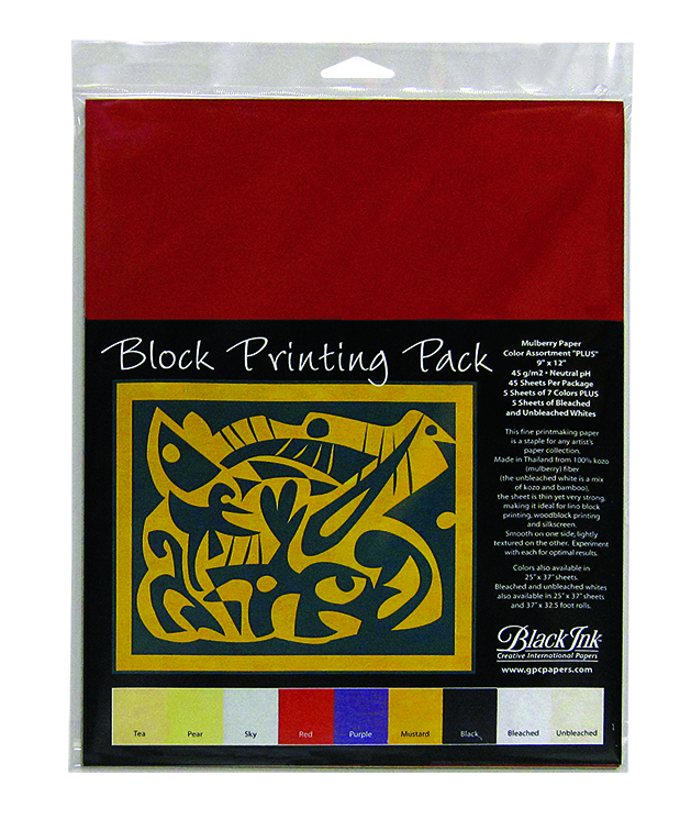 Assorted Colors “Earth” Block Printing Pack | Graphic Products Corporation