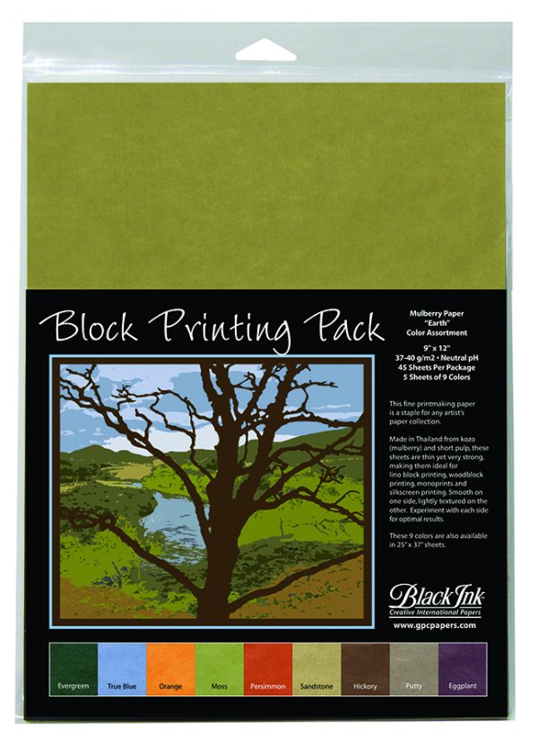 Assorted Colors “Earth” Block Printing Pack | Graphic Products Corporation