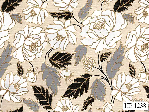 Screenprint Paeonia – Navy | Graphic Products Corporation