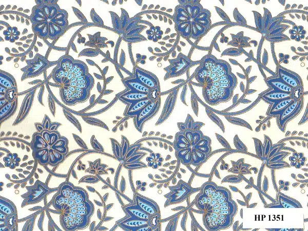 Screenprint Ming – White/Blue | Graphic Products Corporation