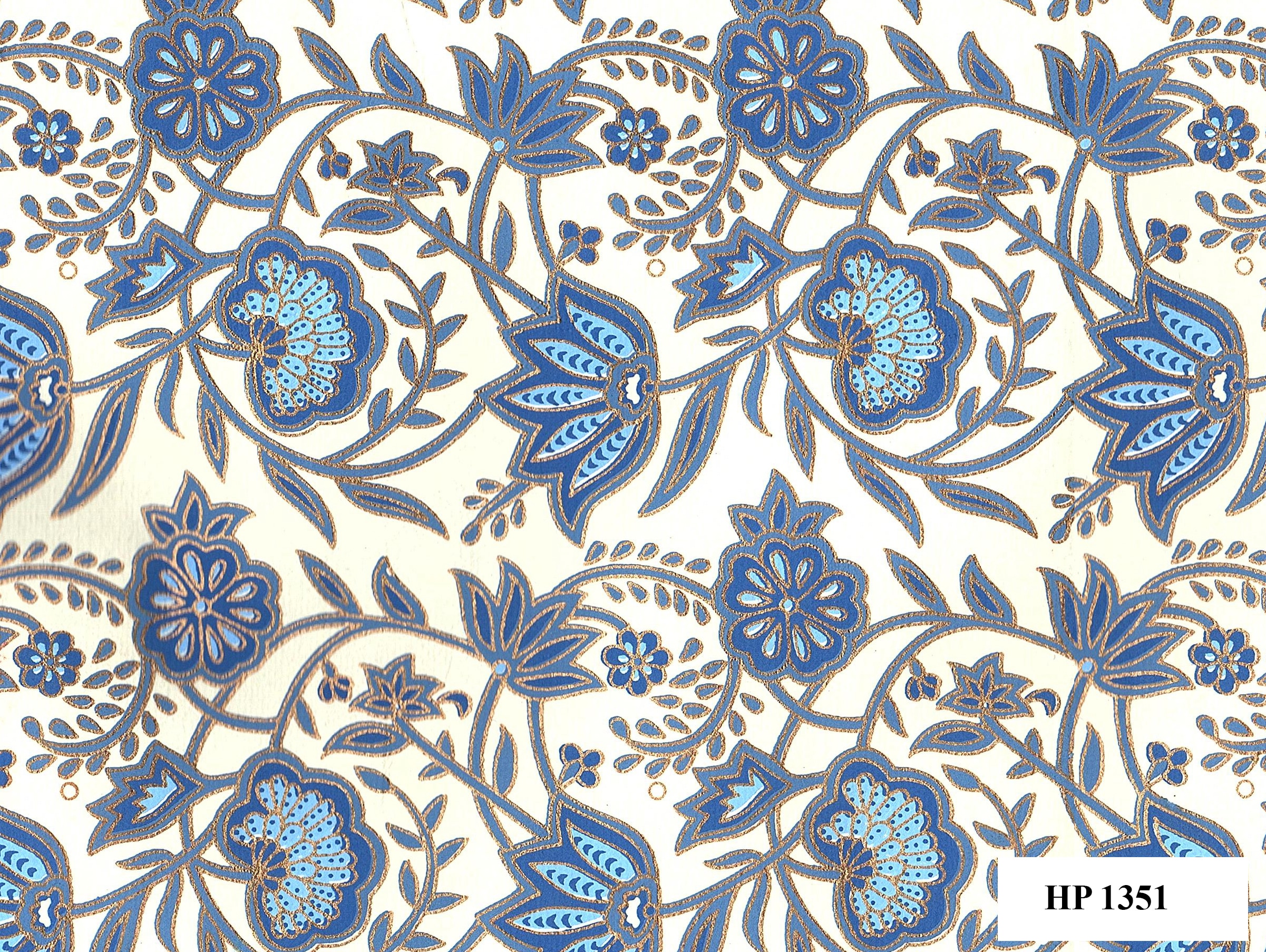 Screenprint Ming – White/Blue | Graphic Products Corporation