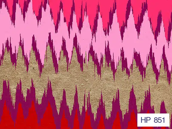 Screenprint Flamestitch – Pinks | Graphic Products Corporation