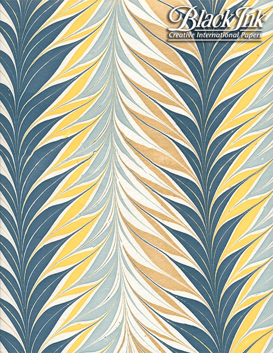 Flamboyant – Indigo/Yellow/Gold | Graphic Products Corporation