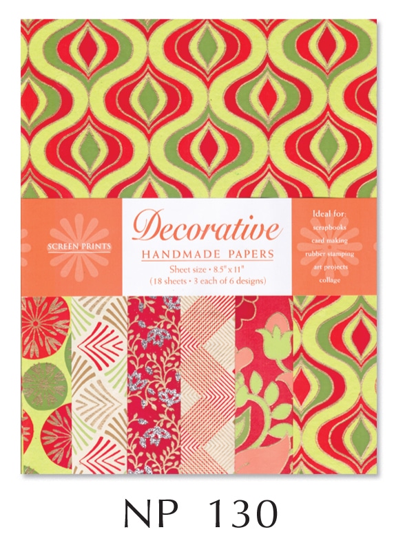 Decorative Paper Pack – Orange & Red | Graphic Products Corporation