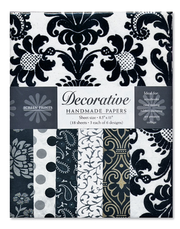 Decorative Paper Pack – Black & White | Graphic Products Corporation