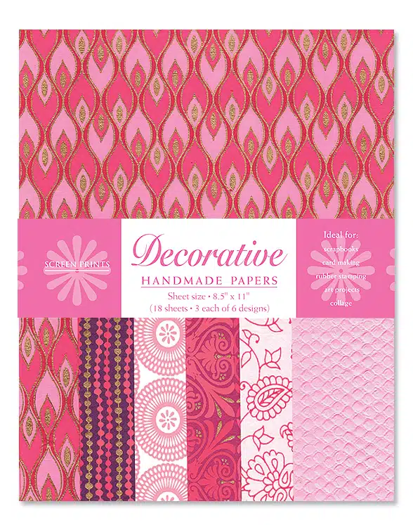 Decorative Paper Pack – Orange & Red | Graphic Products Corporation