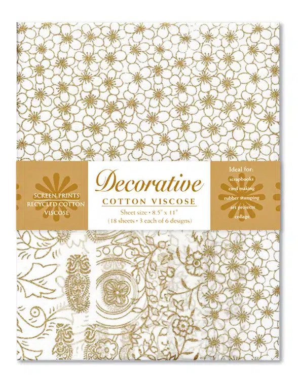 Decorative Paper Pack – Moss Greens/Black/Gold | Graphic Products ...