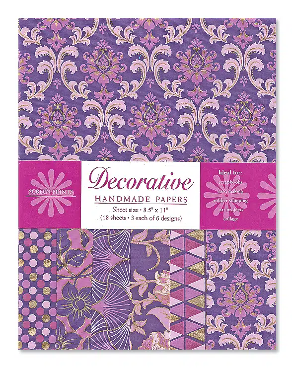 Decorative Paper Pack – Gold/Silver/White | Graphic Products Corporation