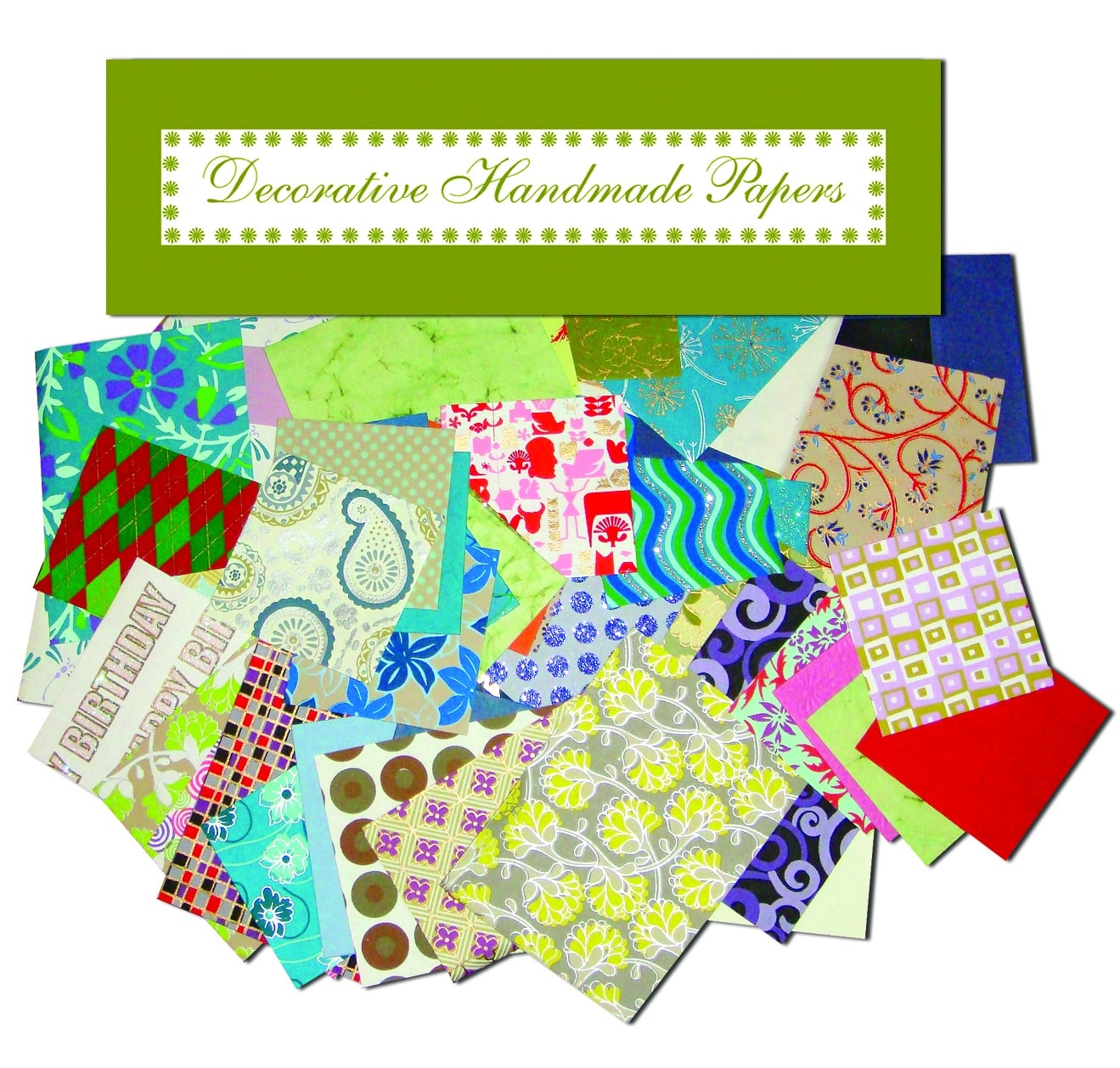 Decorative Paper Assorted Sizes – 1 LB Pack | Graphic Products Corporation