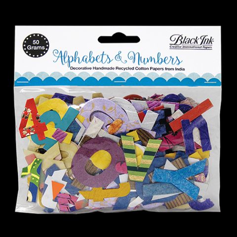 Alphabets & Numbers – 50 grams | Graphic Products Corporation